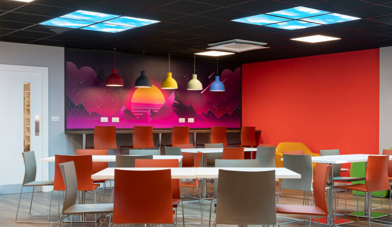 Gamestop, Reinvigorating their headquarters through a stylish retrofit